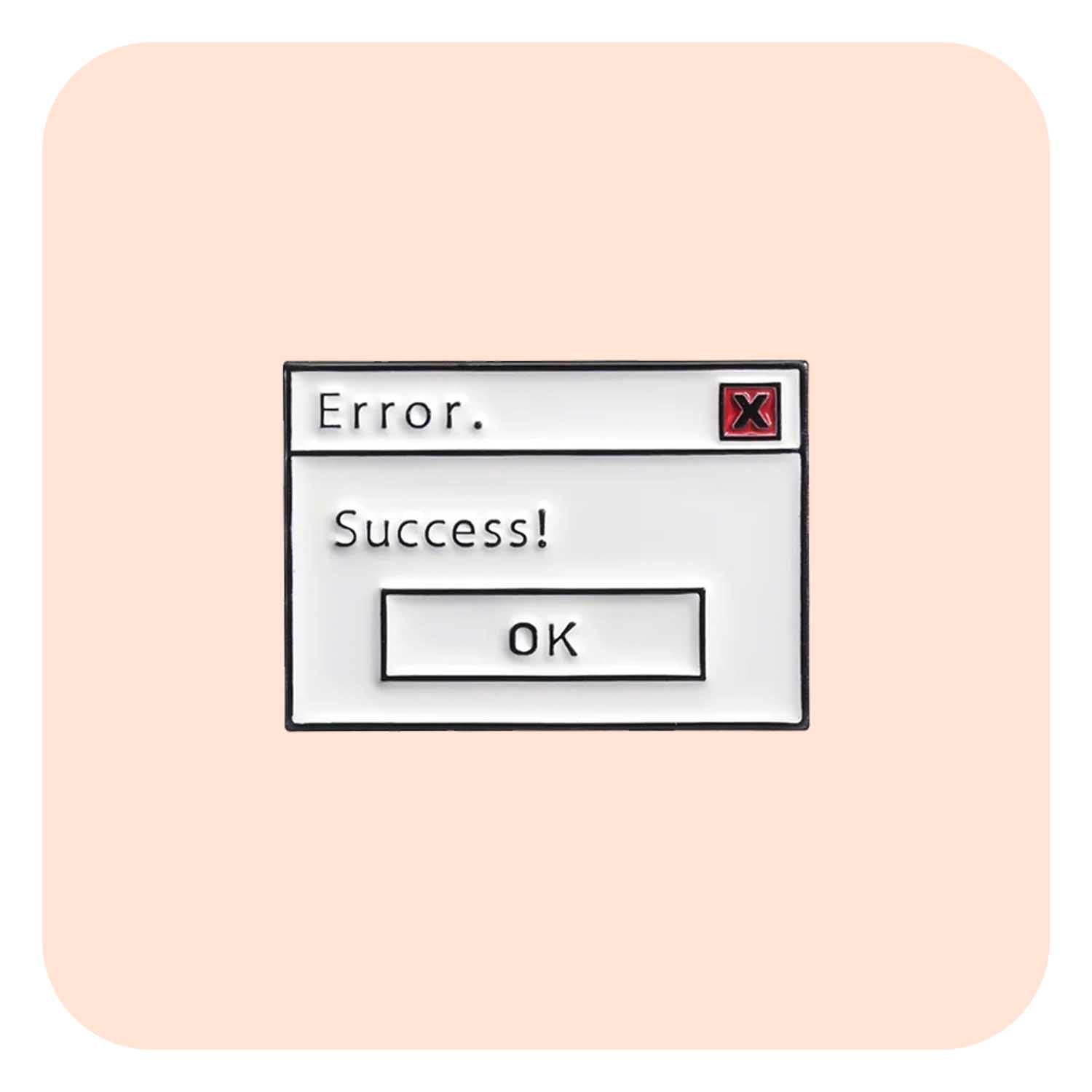 Error. Success! Enamel Pin – Fabulous Planning