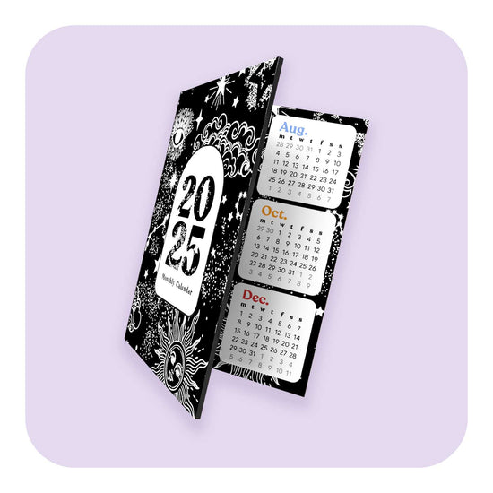 2025 Foldable Calendar A6 Insert – Fabulous Planning