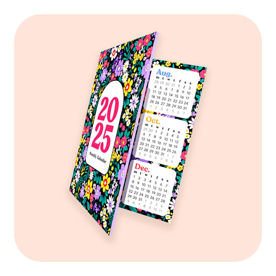 2025 Foldable Calendar A6 Insert – Fabulous Planning
