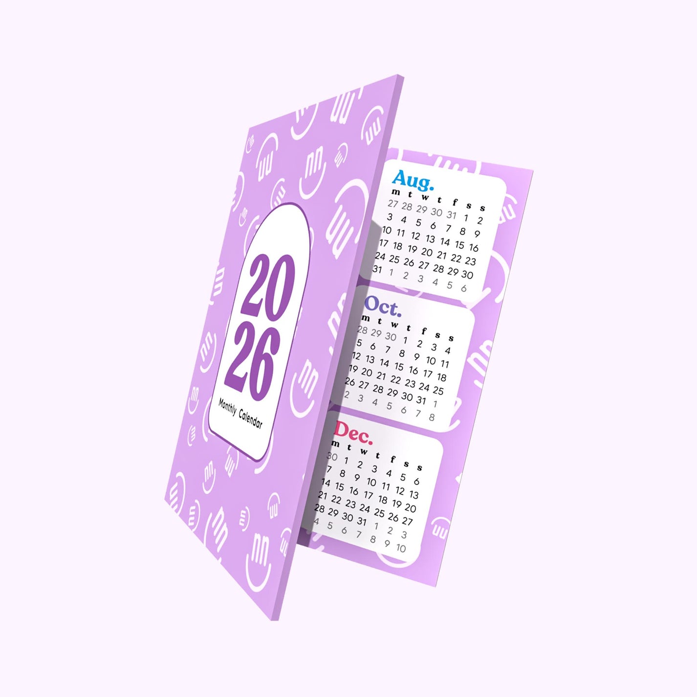 2026 Foldable Calendar A6 Insert – Fabulous Planning