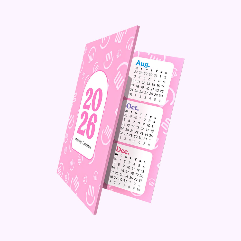 2026 Foldable Calendar A6 Insert – Fabulous Planning