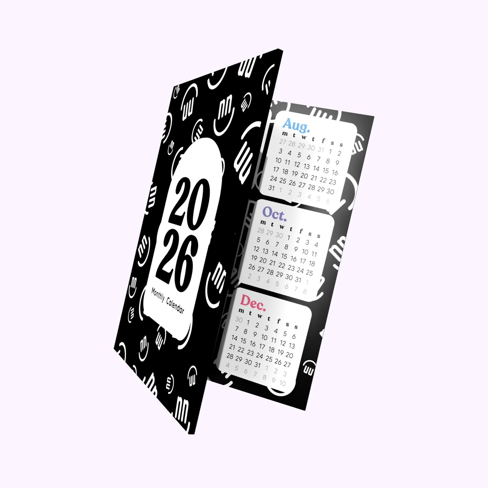 2026 Foldable Calendar A6 Insert – Fabulous Planning