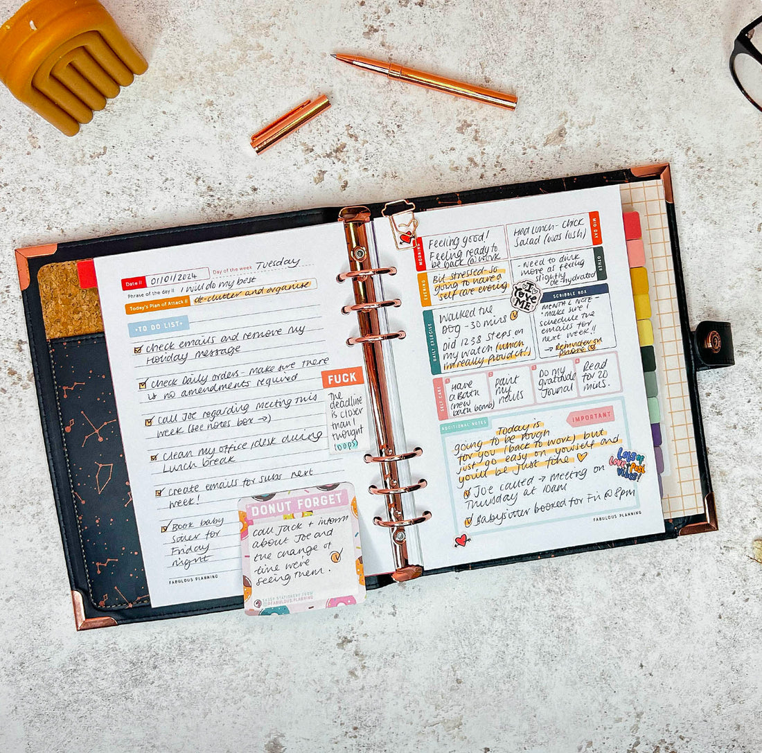 Fabulous Planning - Food Diaries - Journals - Organisers - Stationery