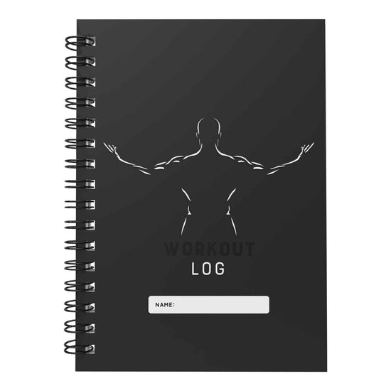 Gym Diary - Workout Log - Male Silhouette Black – Fabulous Planning