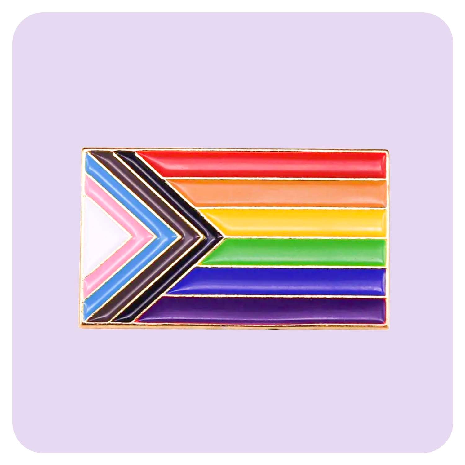 Progress Flag Enamel Pin – Fabulous Planning